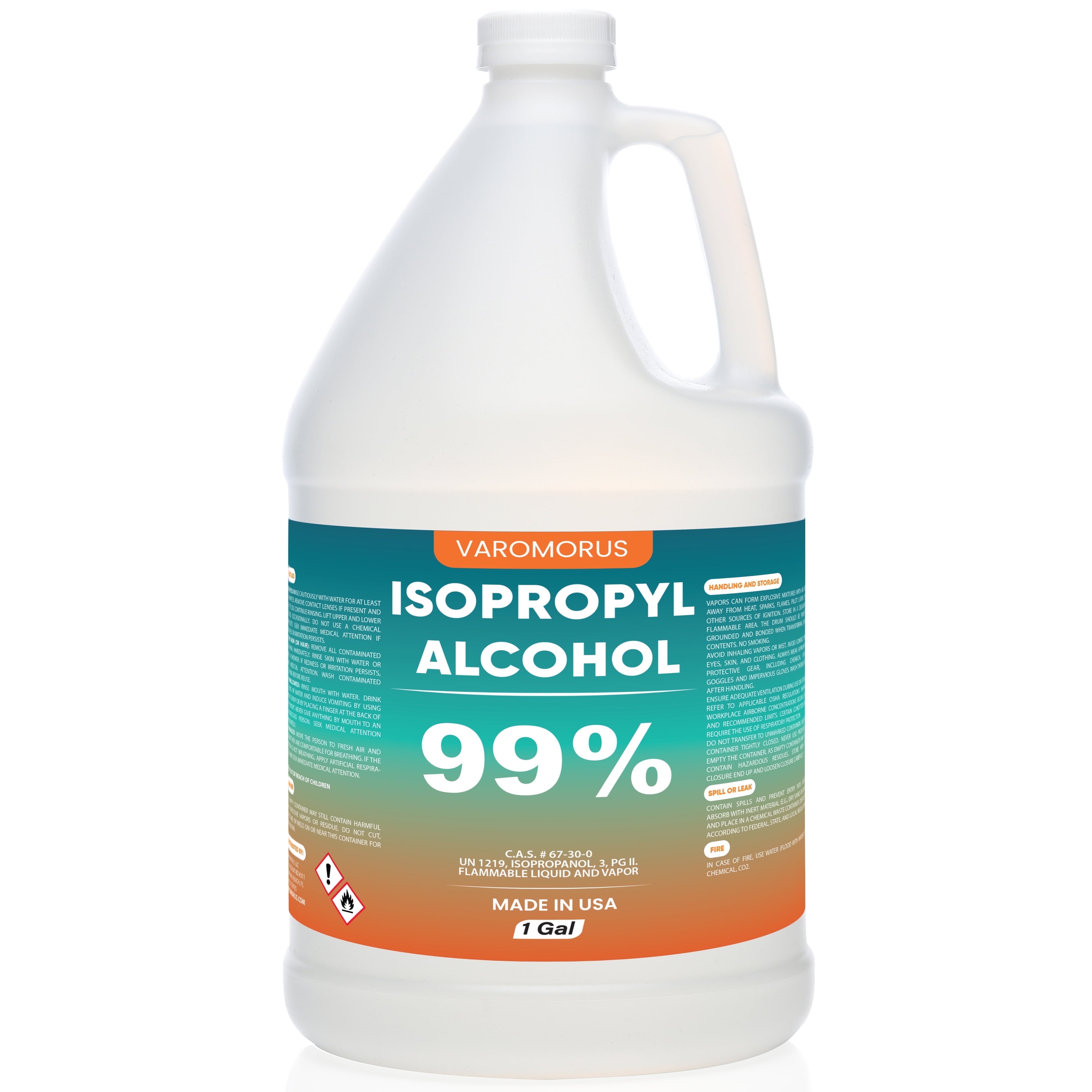 99% Isopropyl Alcohol 1 GAL – High Purity, IPA, Isopropanol, MADE IN ...