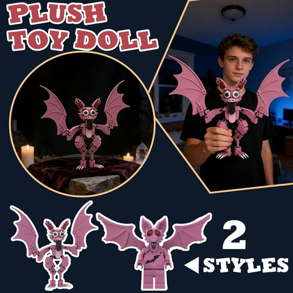 99 Nights In The Forest Bat Building Set - Game Character Collector's ...