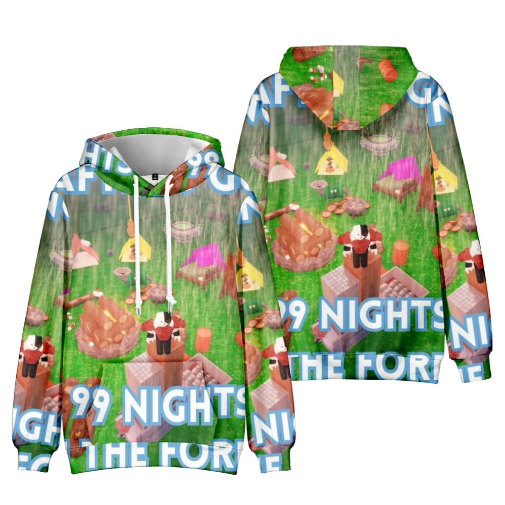 99 Nights In The Forest Character Group Hoody for Kids Boys 99 Nights ...