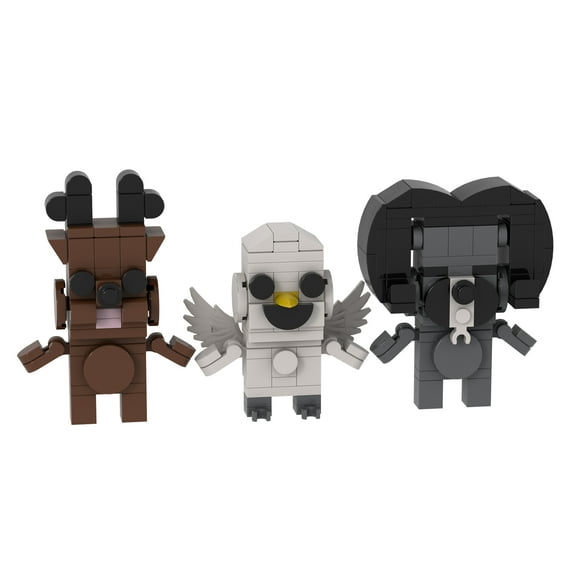 99 Nights In The Forest DIY Block Set - 3-Piece Buildable Figurines ...