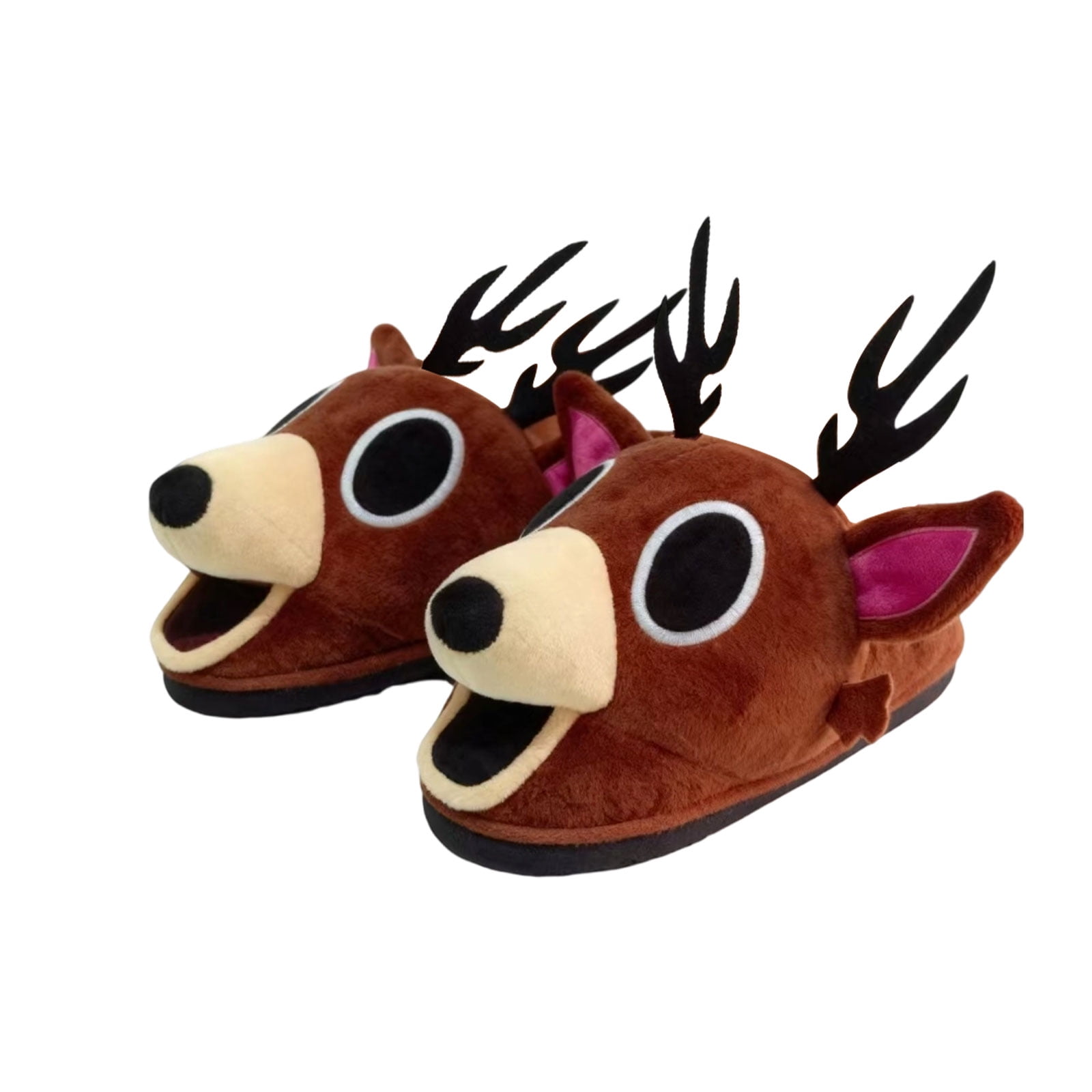 99 Nights In the Forest Deer Slipper Booties, 11.81 In Winter Fuzzy ...