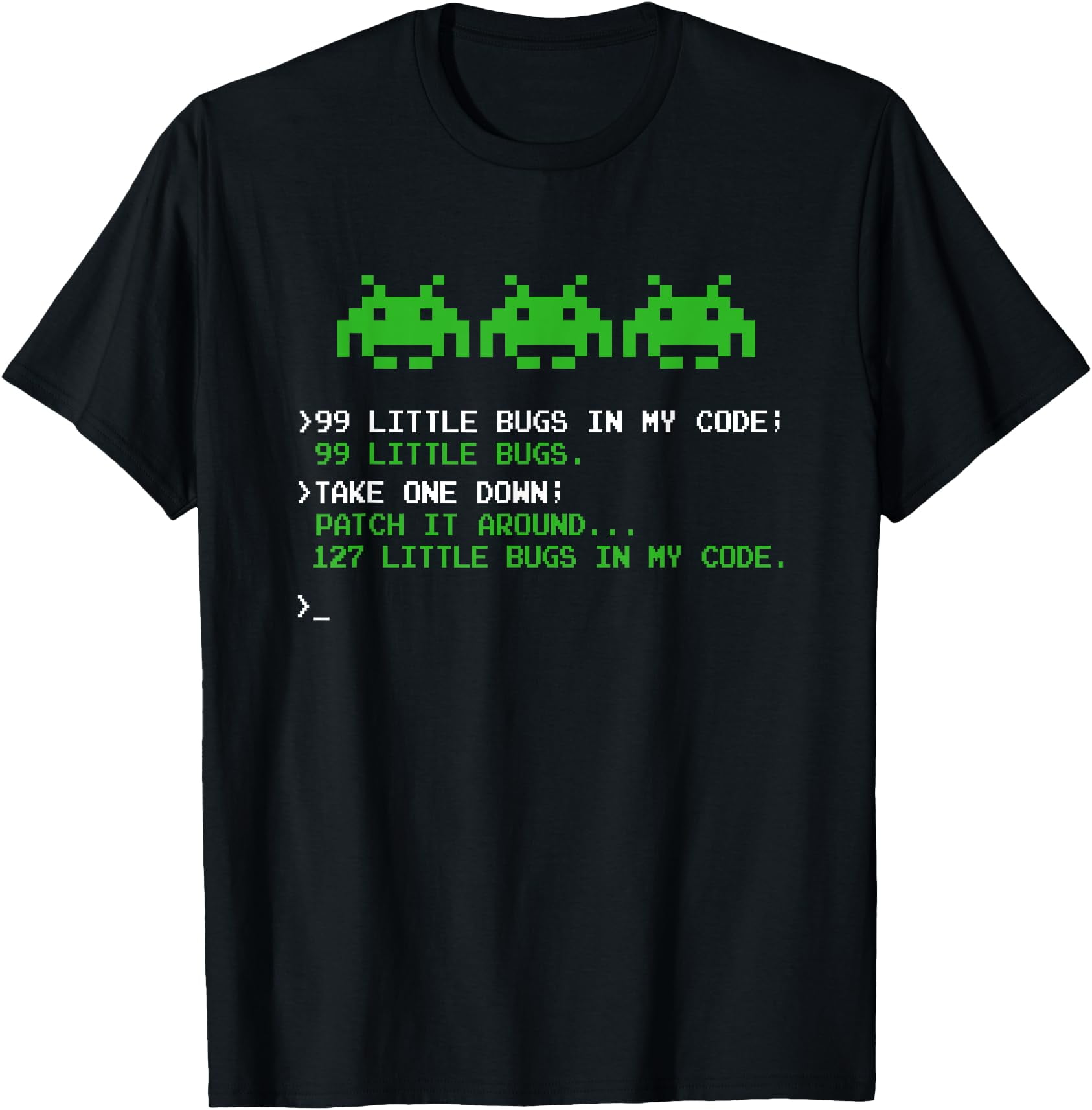 99 Small Bugs in Code Software Engineer Programmer T-Shirt,Purple Color,Size YM - Walmart.com