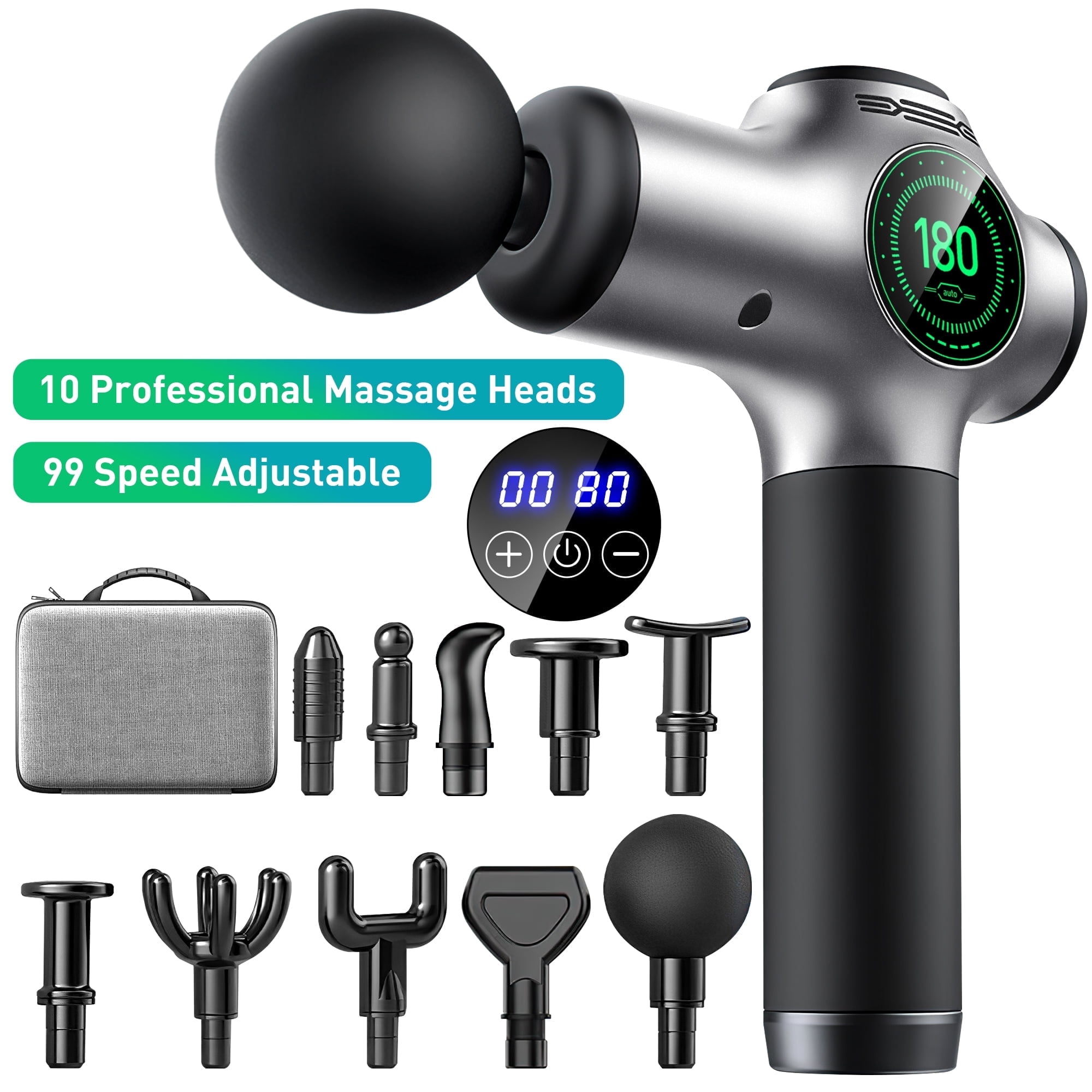 99 Speed Massage Gun Upgrade Deep Tissue Back Massager With 10