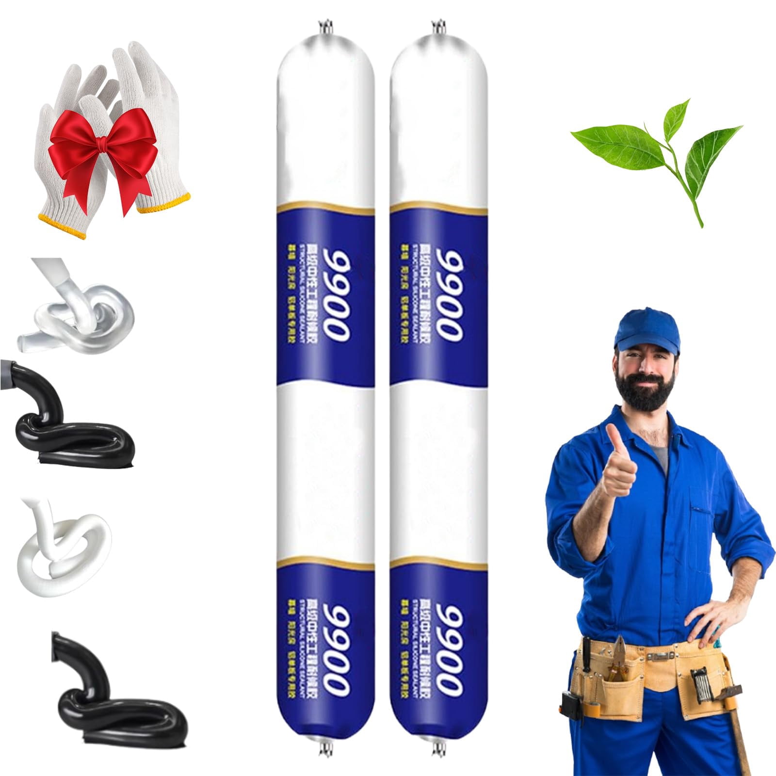 9900 Sealant Waterproof Silicone Caulk for Roof and Wall Crack Repair ...