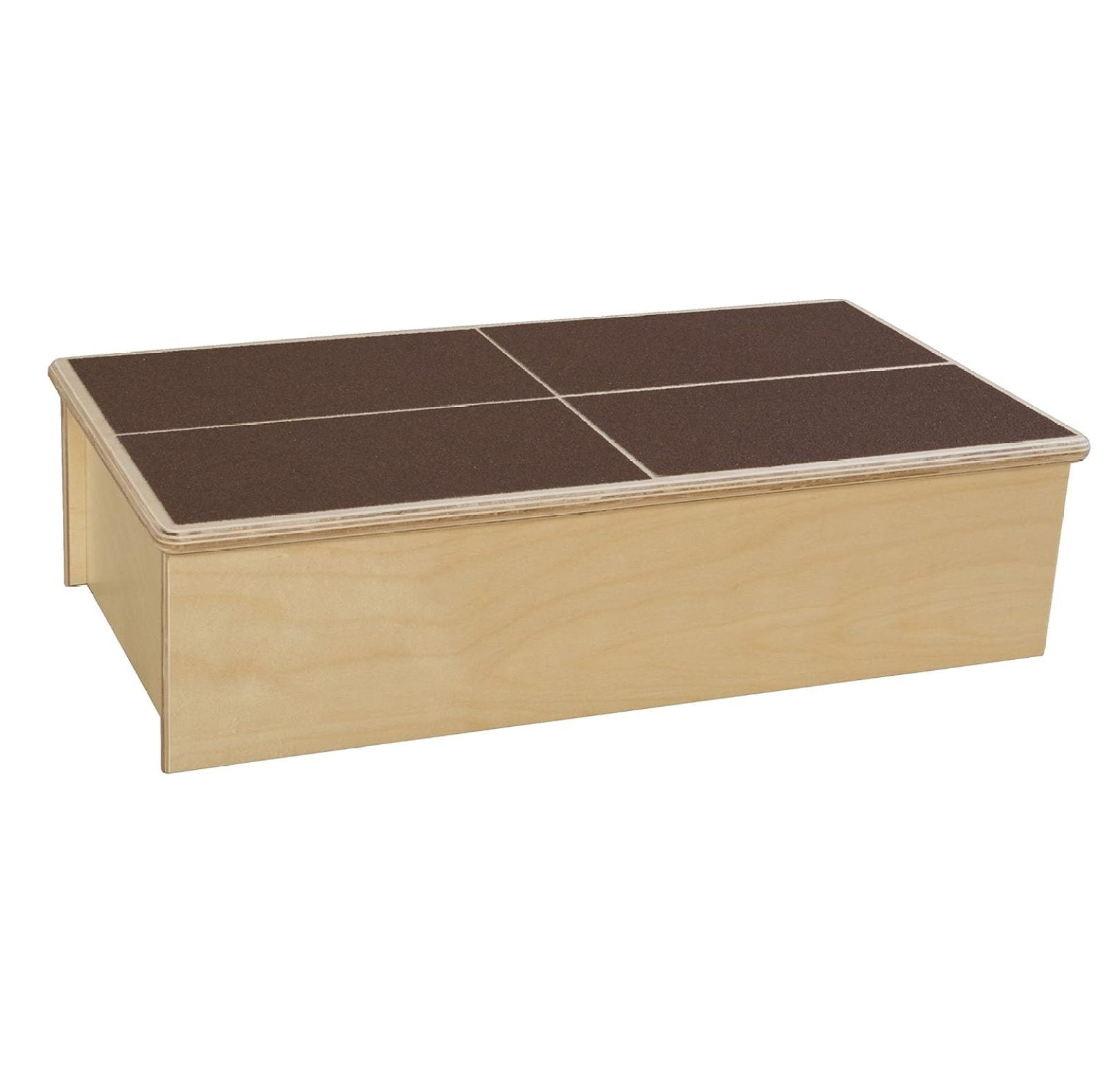 990360BN Step Stool with Brown Tread, Natural Baltic Birch Plywood ...