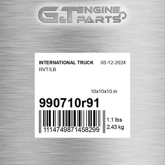 990710R91 RVT/LB fits INTERNATIONAL TRUCK (New OEM) - Walmart.com