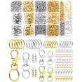 990PCS Keychain Making Kit - Keychain kit with Key Ring, Key Chain Clip ...