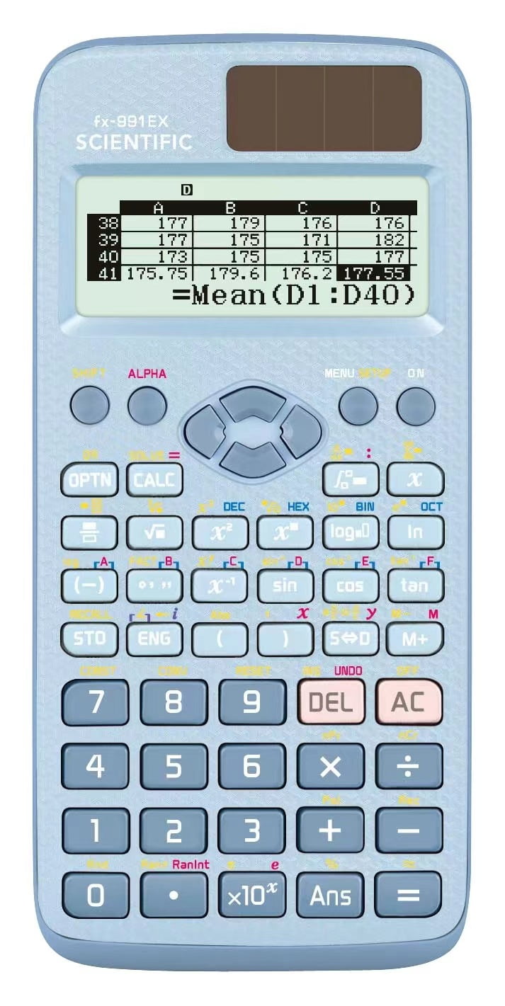 991EX multifunctional function calculator 552 functions complex number ...