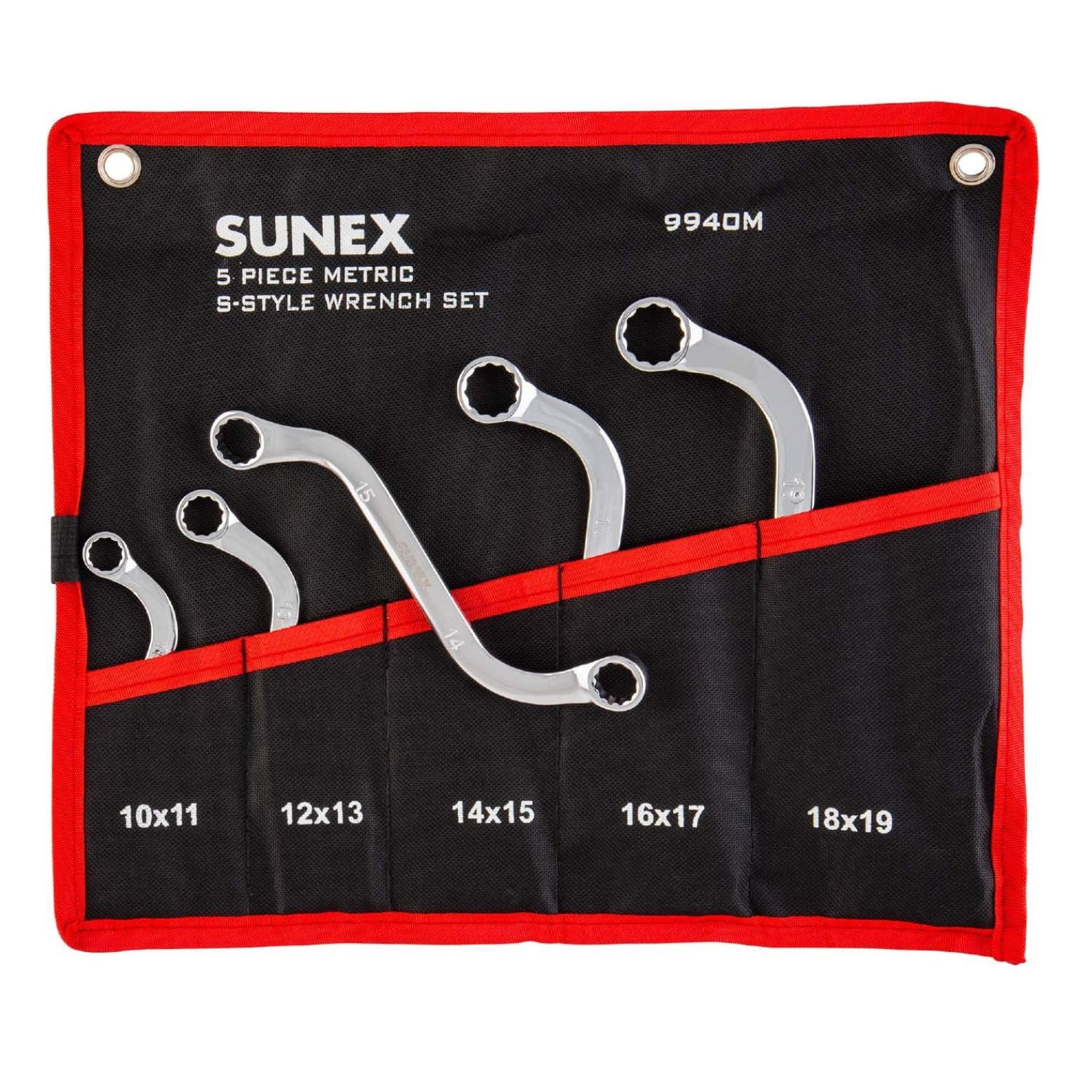 9940M Metric S-Style Wrench Set, Fully Polished, 10 x 11mm - 18 X 19mm, 5-Piece - Walmart.com