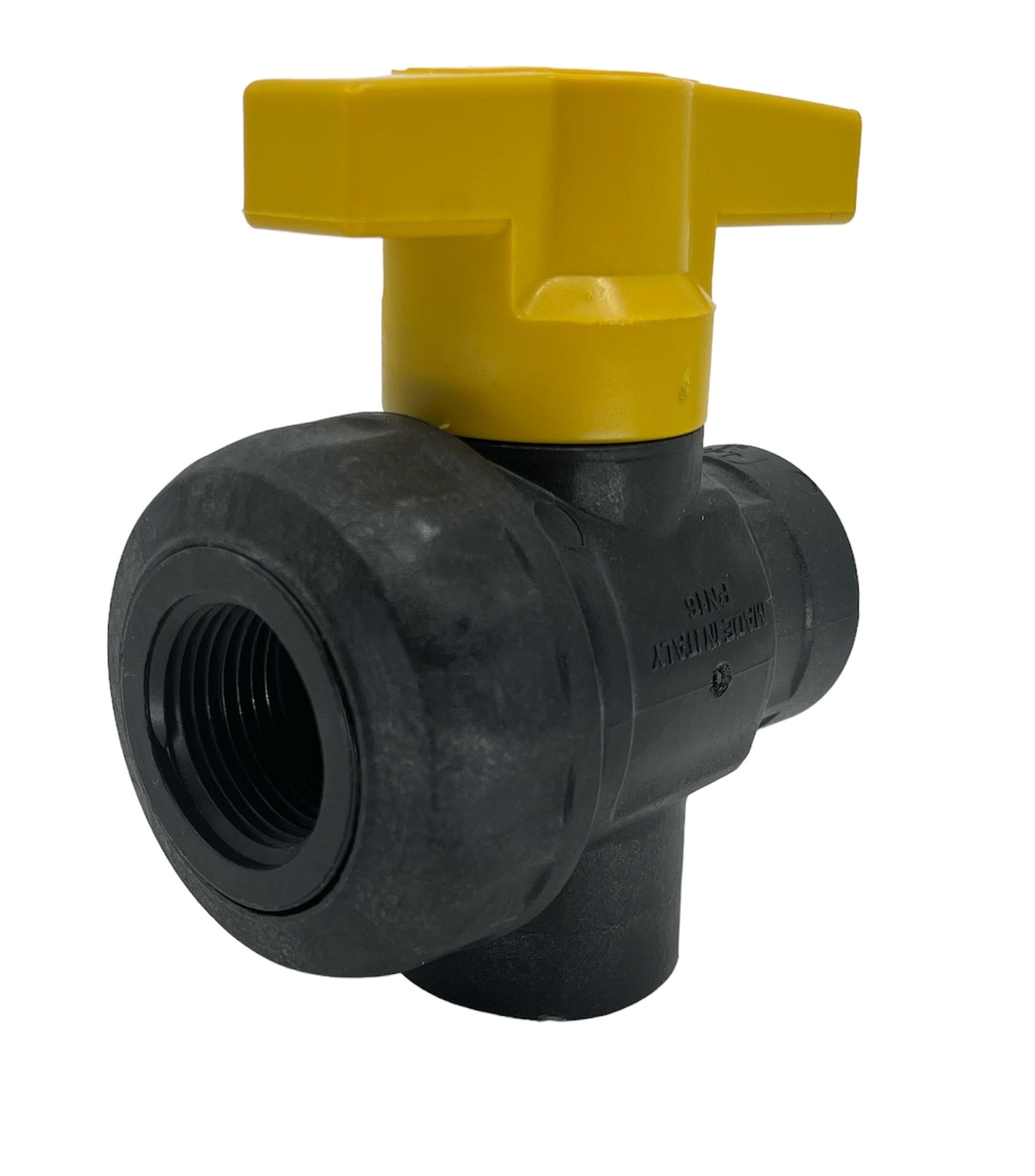 9951-3100N Hypro 1" NPT 3-Way Polypropylene Union Ball Valve - Walmart.com