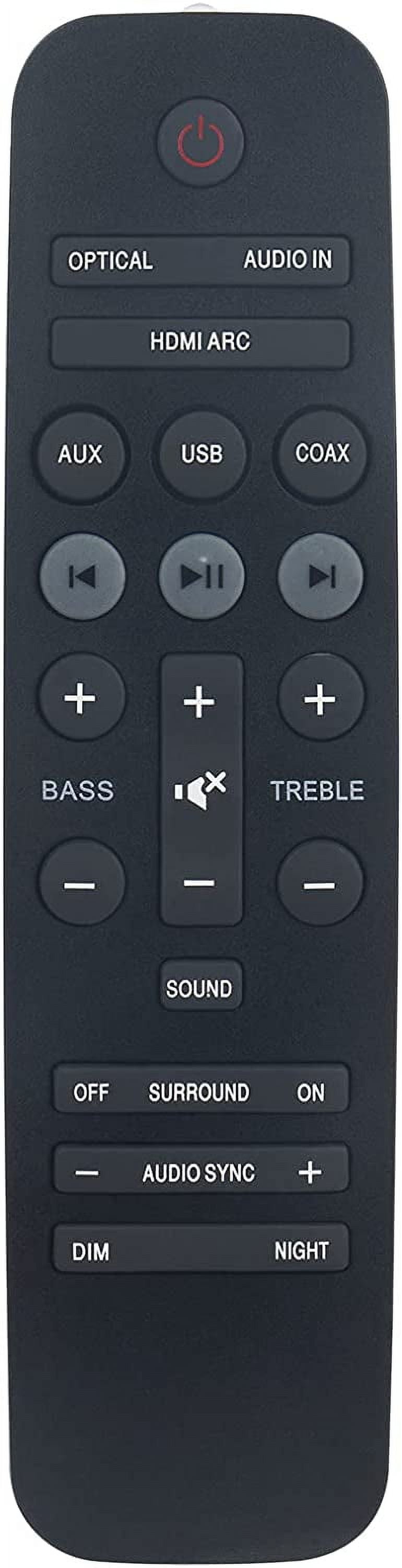 996580000772 Replace Infared Remote Control Fit for Philips Sound Bar ...
