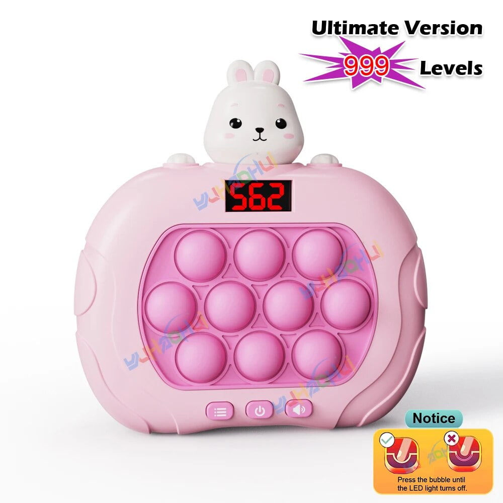 999 Level Electronic Pop Push Game Console with LED Display Screen ...