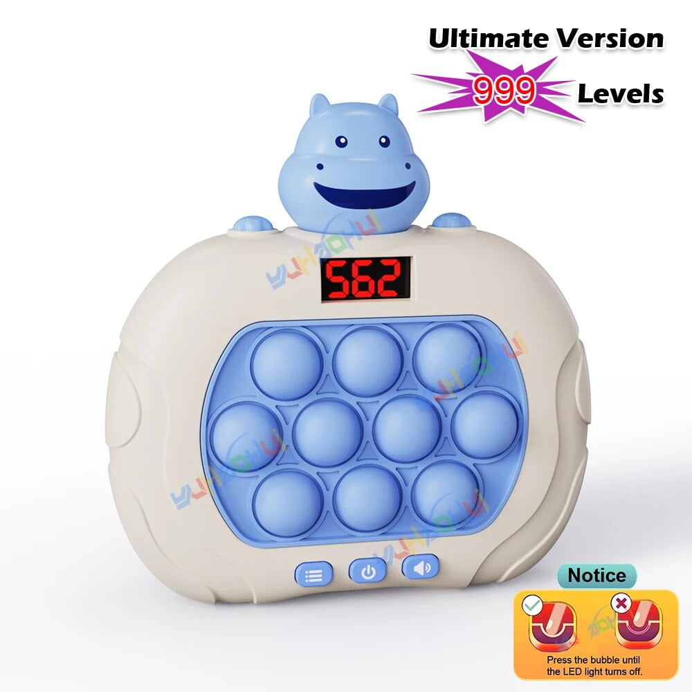 999 Level Electronic Pop Push Game Console with LED Display Screen ...