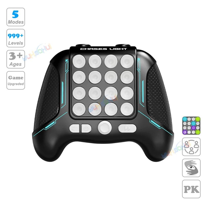 999 Level Electronic Pop Push Quick Push Game Console with LED Display ...