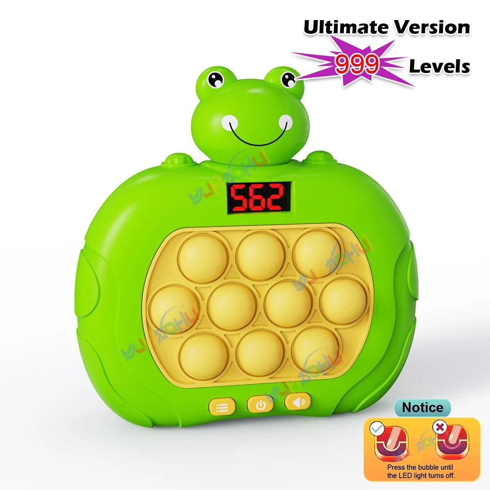 999 Level Electronic Pop Push Quick Push Game Console with LED Display ...