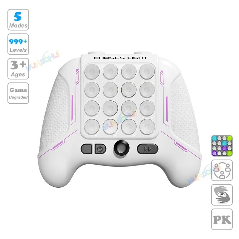 999 Level Electronic Pop Push Quick Push Game Console with LED Display ...