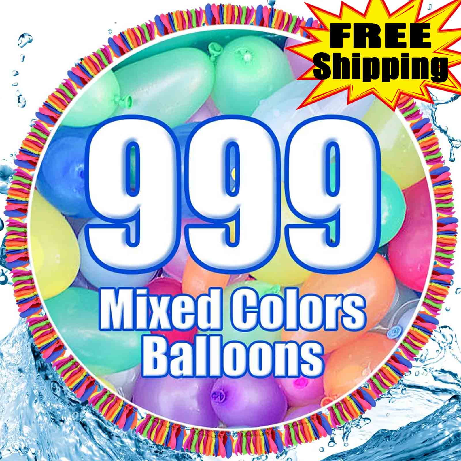 999 Pcs Self Sealing Water Balloons, Quick Fill Water Balloon Kids Toys ...