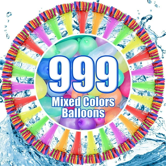 999 Pcs Water Balloons Quick Fill,Biodegradable Summer Splash Water ...