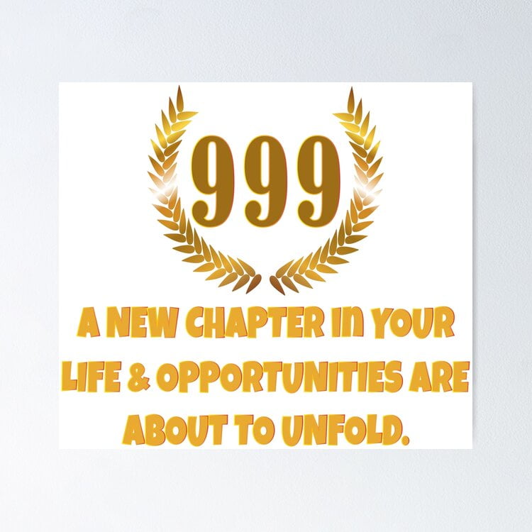 999 Poster- Unframed Poster | Wall Art | Perfect For Home Decor & Gifts ...