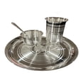999 Pure Silver 7.0 Inch Light Weight Western Plate Anna Prasanam Small ...