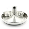 999 Pure Silver 8.0 Inch Hallmarked Lightweight Indian Thali Kids ...