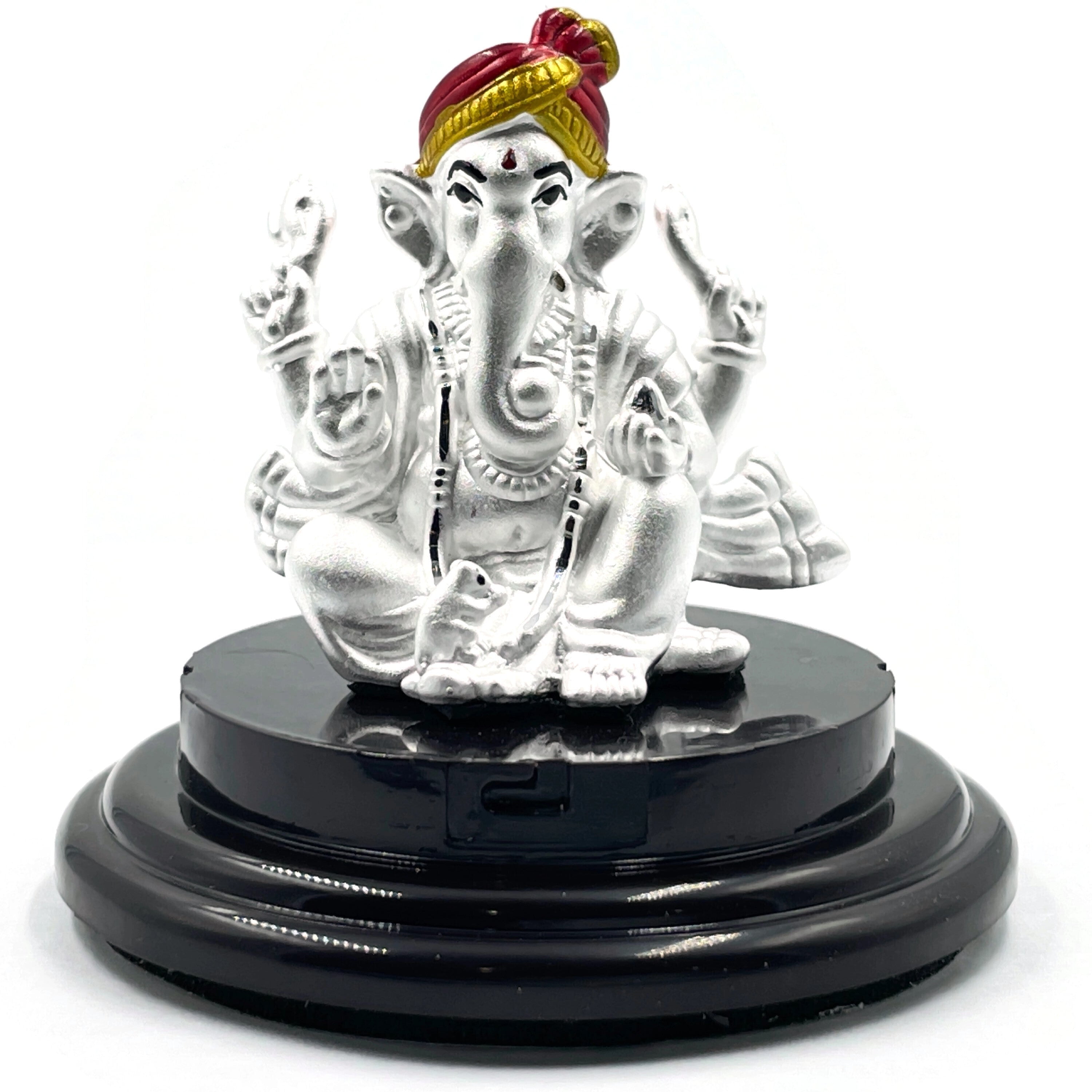 999 Pure Silver Ganesh / Ganpathi idol / Statue / Murti (Figurine #14 ...