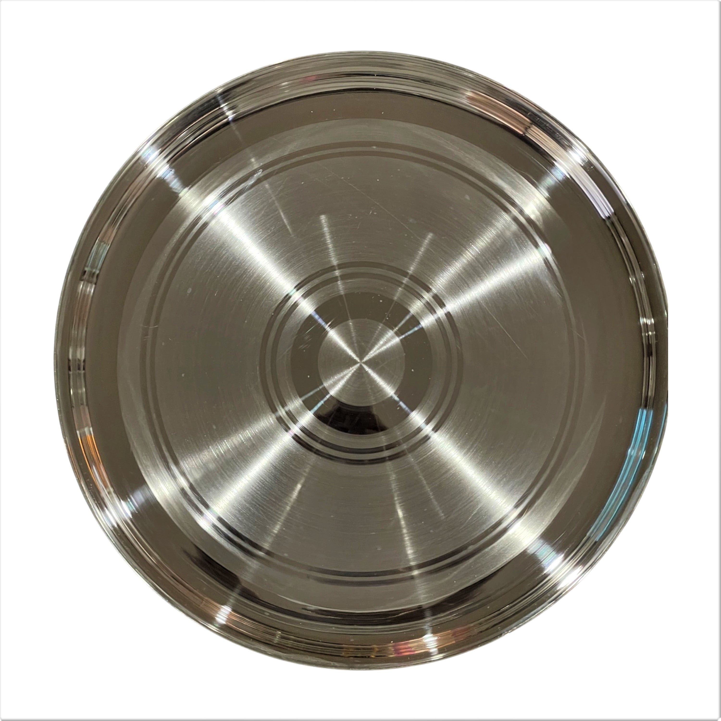 999 Pure Silver Hallmarked Light Weight Dinner Plate (Indian Thali ...