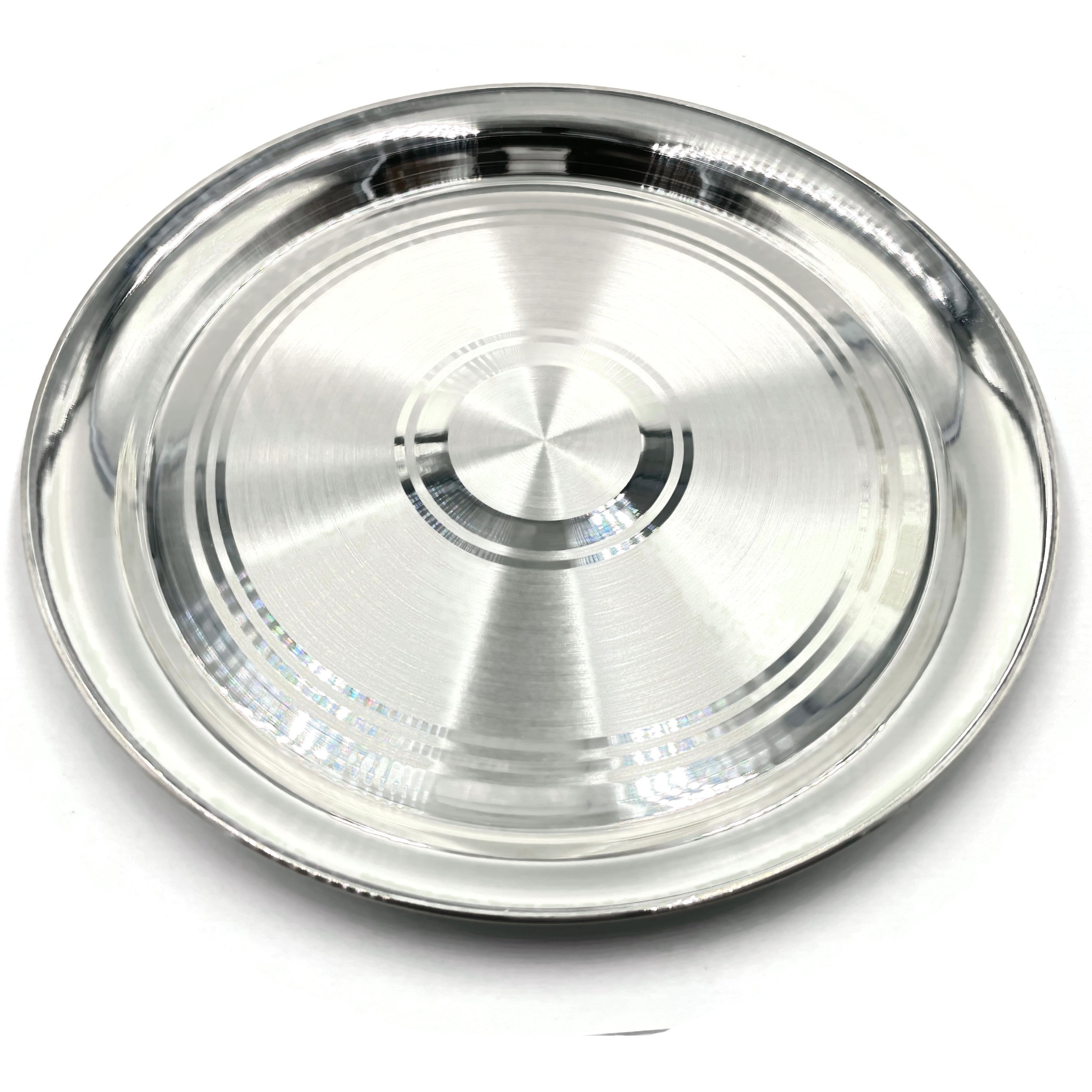 999 Pure Silver Light Weight Dinner Plate (Western Dinner Plate ...