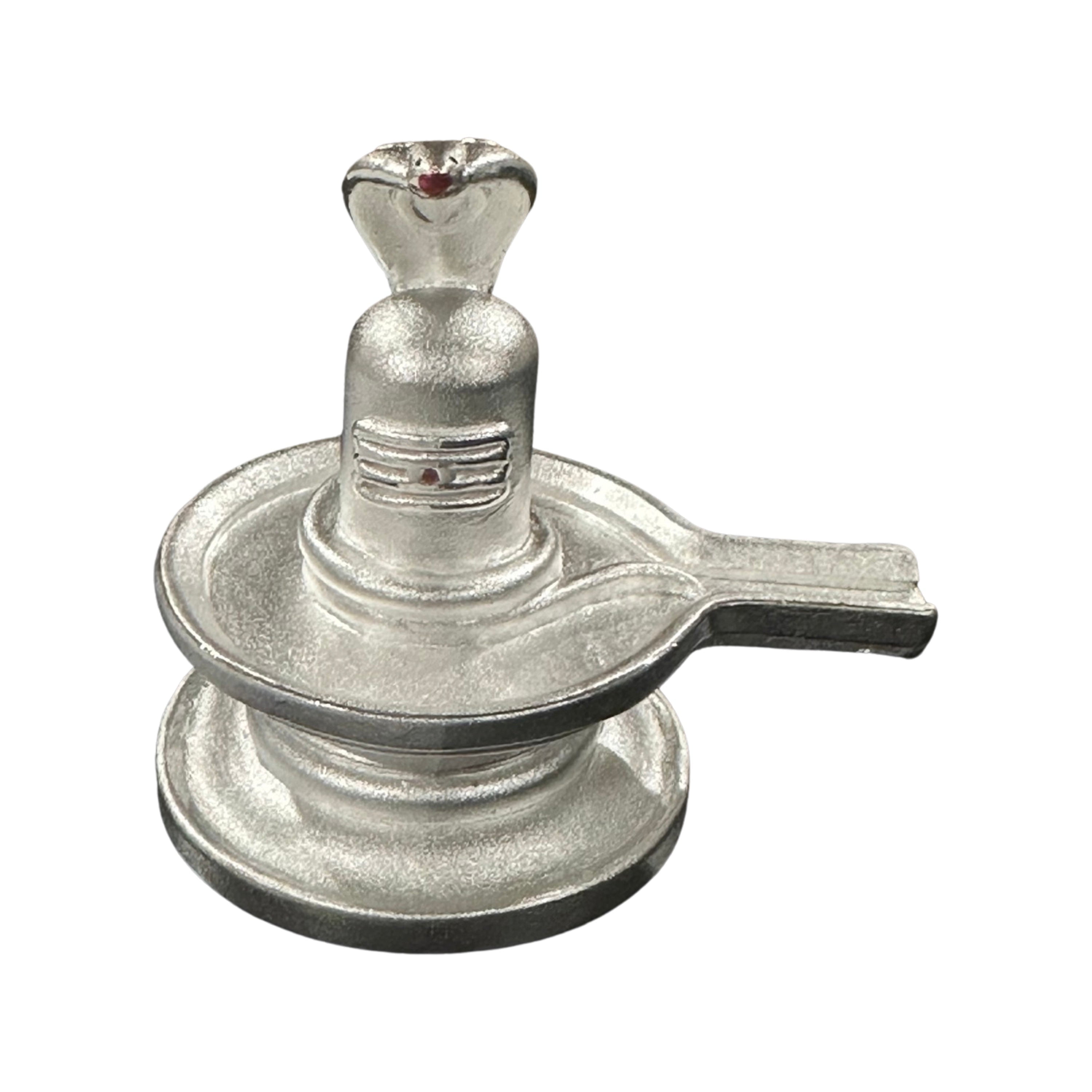 999 Pure Silver Shiva Lingam idol / Statue / Murti (Figurine #07 ...