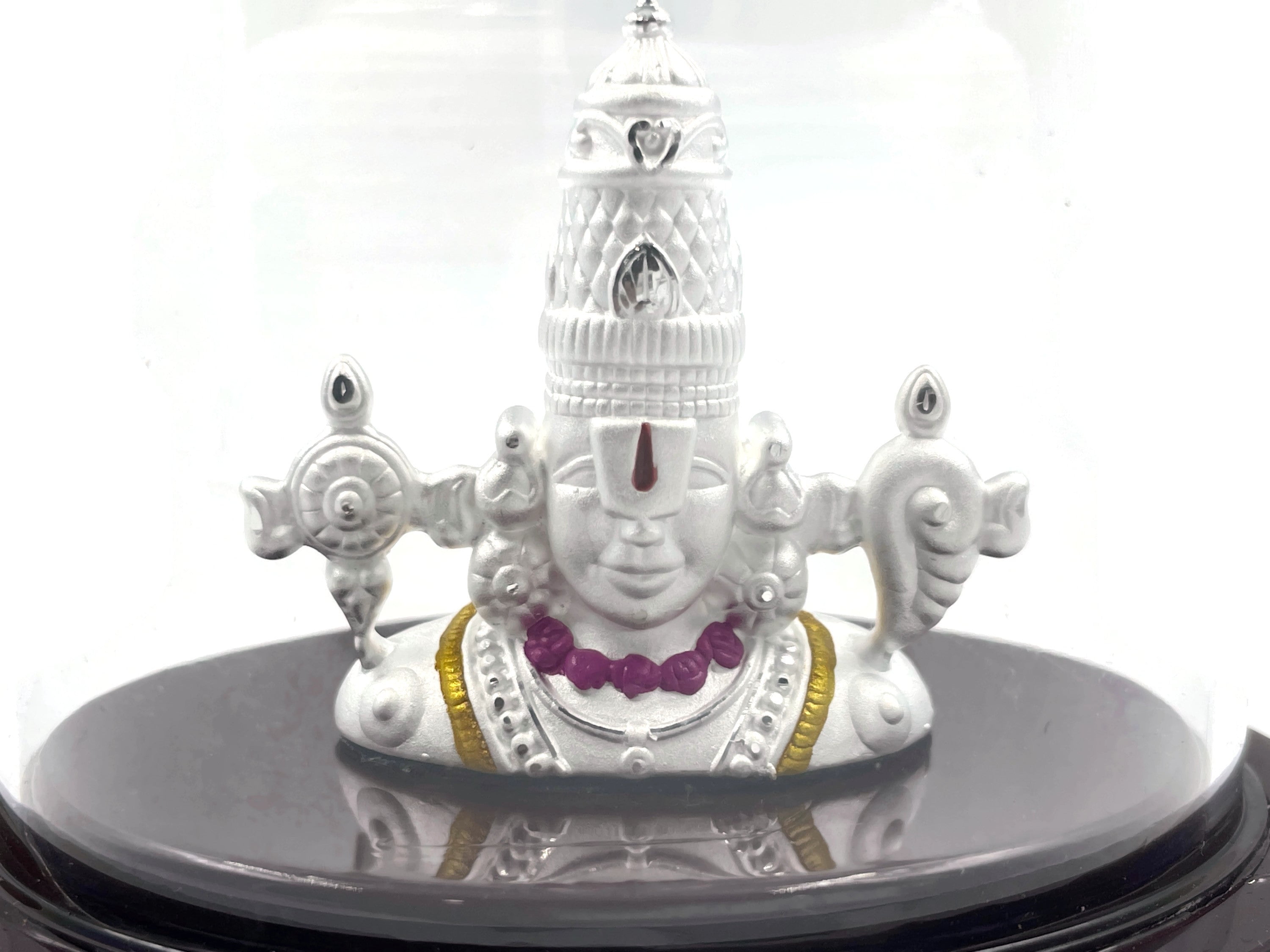 999 Pure Silver Tirupathi Balaji / Venkateshwara idol - 2.0-inch Tall ...
