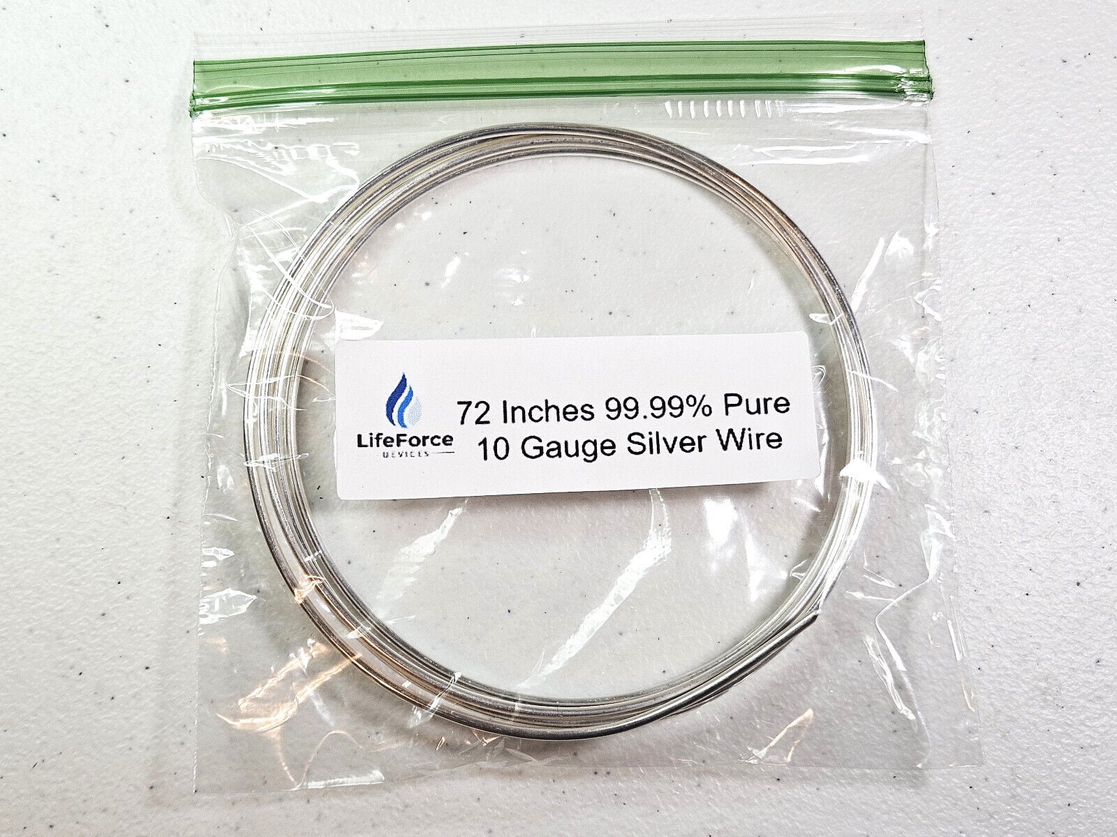 9999 Pure Silver Wire 10 Gauge 6 feet (72 inches) Certified 99.99% Pure - Walmart.com