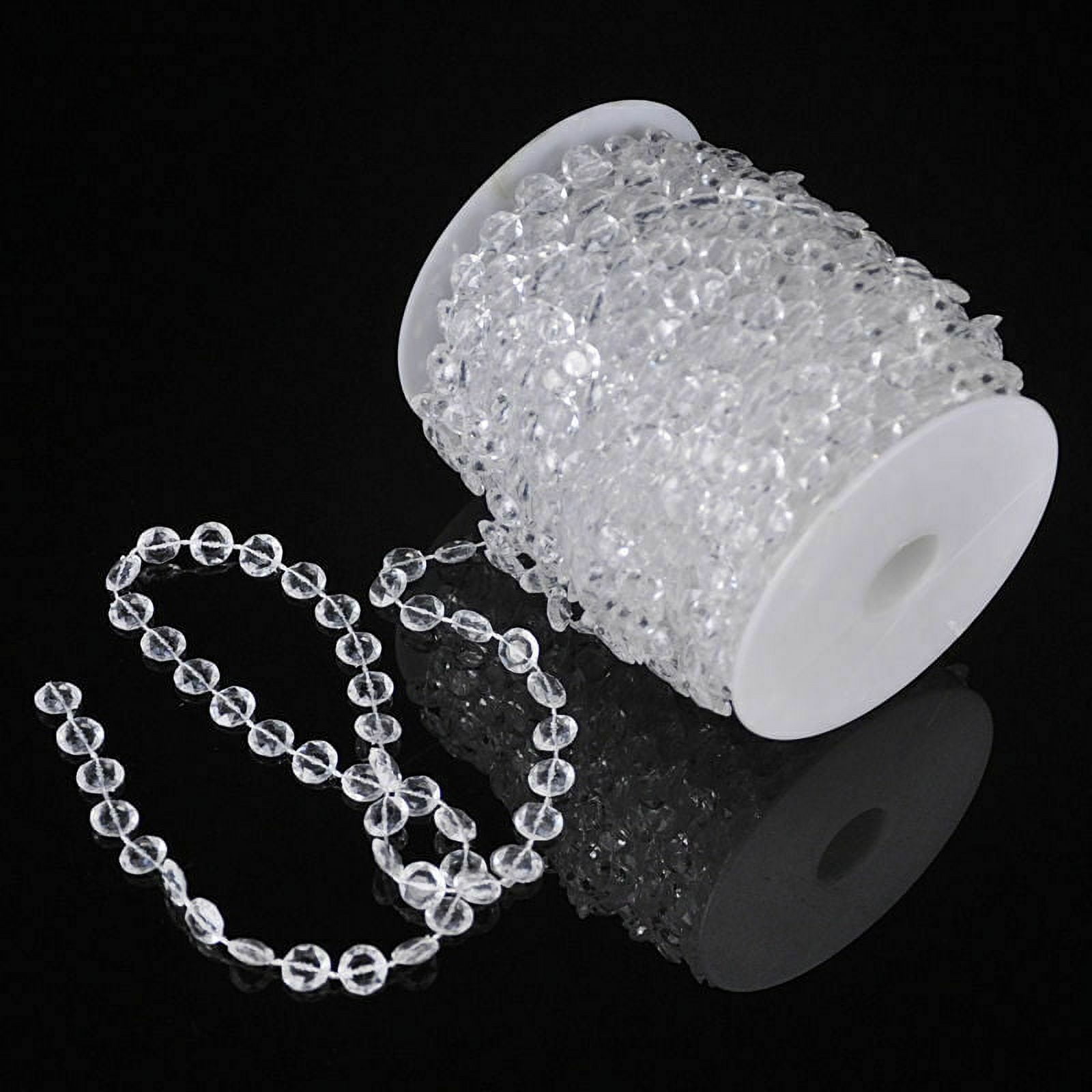 99FT Acrylic Diamond Garland Strand Crystal Bead Curtain Wedding DIY ...