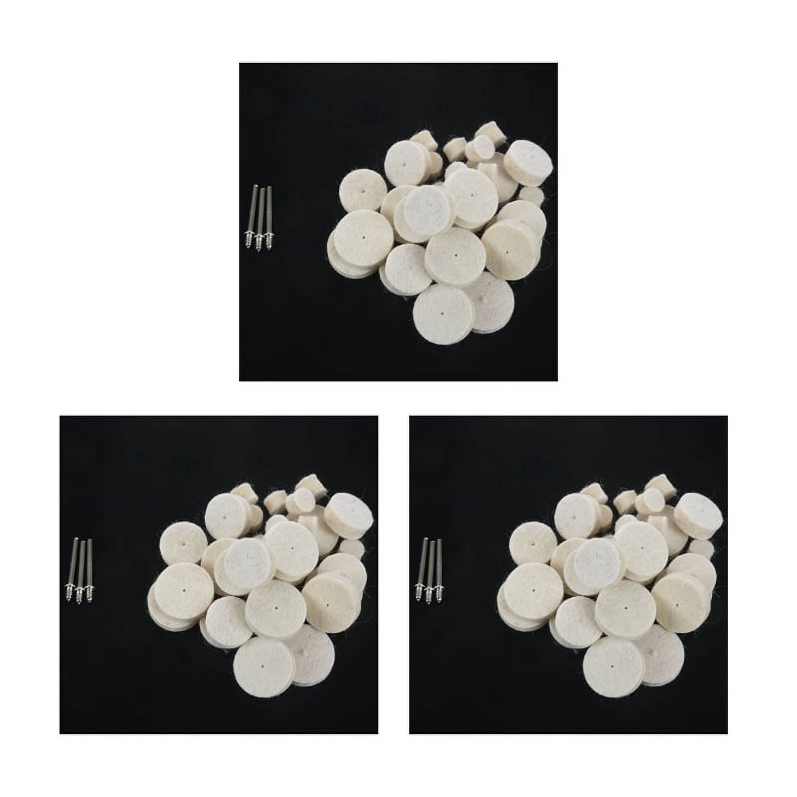 99Pcs Soft Felt Polishing Buffing Wheel Mixed Accessory for Rotary Tool ...