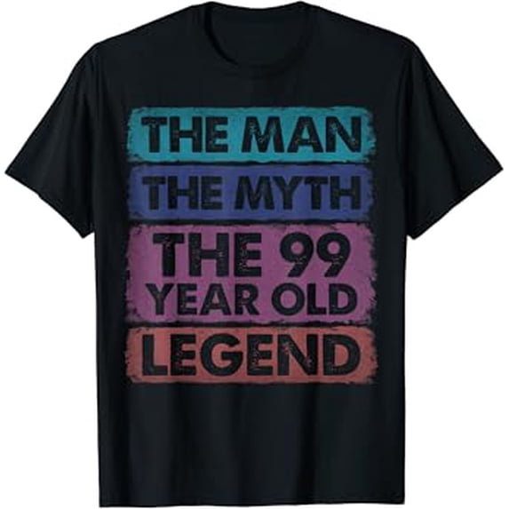 99Th Birthday 99 Year Old Gifts Legend Limited Edition T-Shirt Unisex S ...
