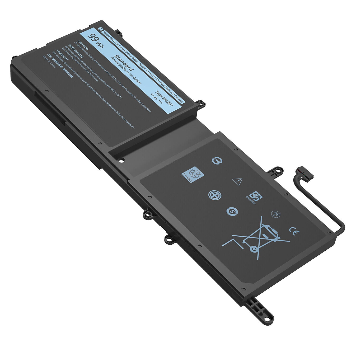 99Wh 9NJM1 Battery for Dell Alienware 15 R3 17 R4 Series Notebook MG2YH ...