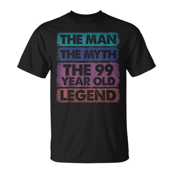 99th Birthday 99 Year Old Legend T-Shirt – Limited Edition 99th ...