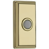 9BR7015004 Rectangular Bell Button Lifetime Brass Finish - Walmart.com