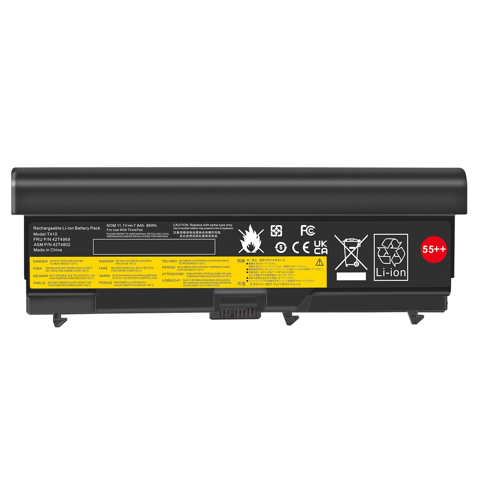 9Cell Battery for Lenovo ThinkPad 55+T410 T420 T510 T520 W510 W520 ...