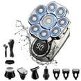 9D Electric Shaver for Men, 6-In-1 Electric Razor, Rechargeable ...