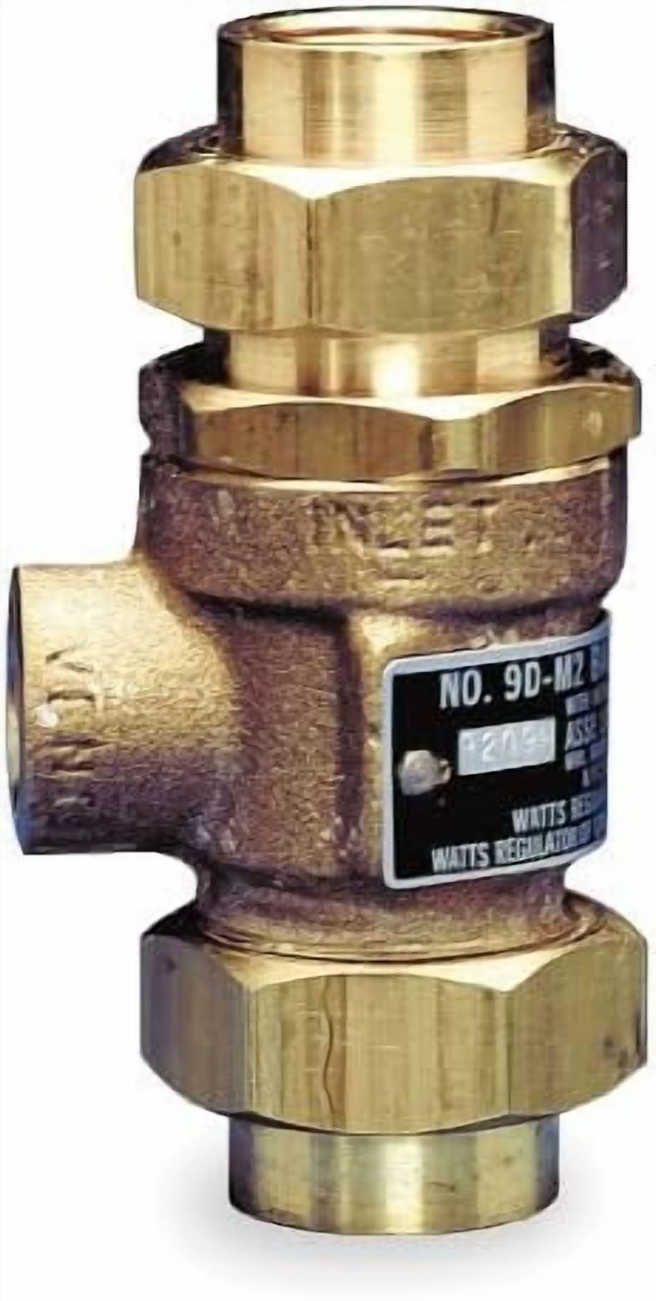 9D-M2-3/4 3/4IN Connections Threaded, 1/2IN Vent, Brass Body, Stainless ...