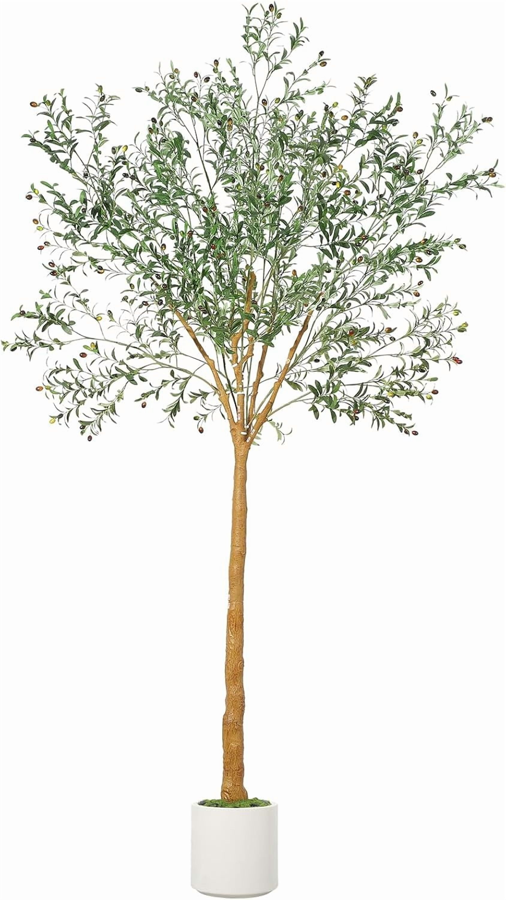 9FT Artificial Olive Tree - Realistic Fake Olive Tree for Indoor ...