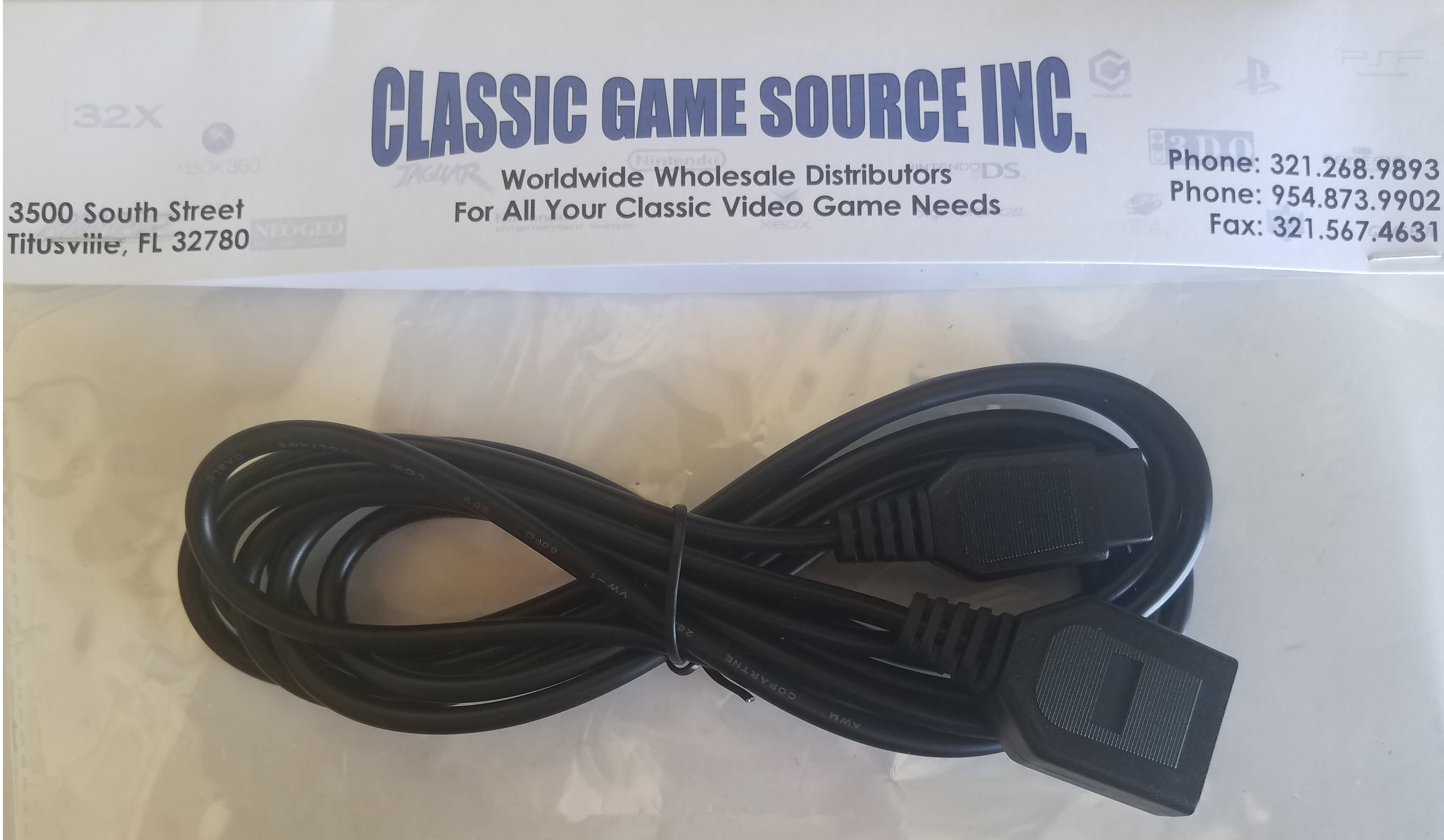9FT Controller Extension Cable Cord Wire for Colecovision Controller ...