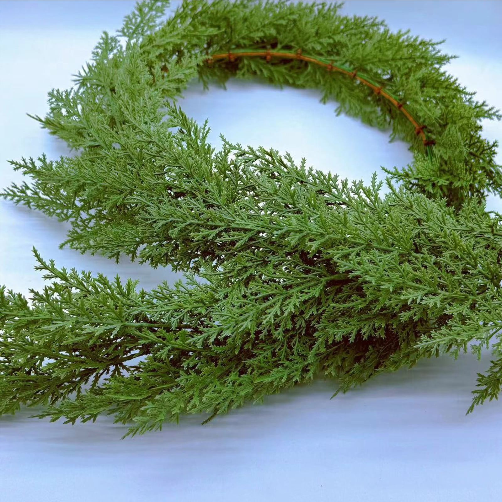9Ft Artificial Simulation Needle Christmas Garland, Real Touch Cypress ...
