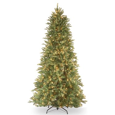 6.5FT Casafield Indoor Pre-Lit Realistic Green Spruce Artificial ...