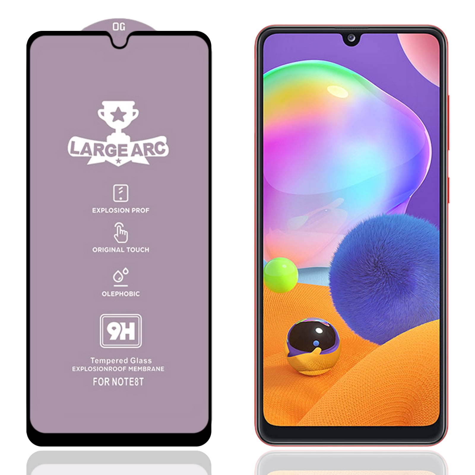 9H HD Alumina Tempered Glass Film For Samsung Galaxy A31 - Walmart.com