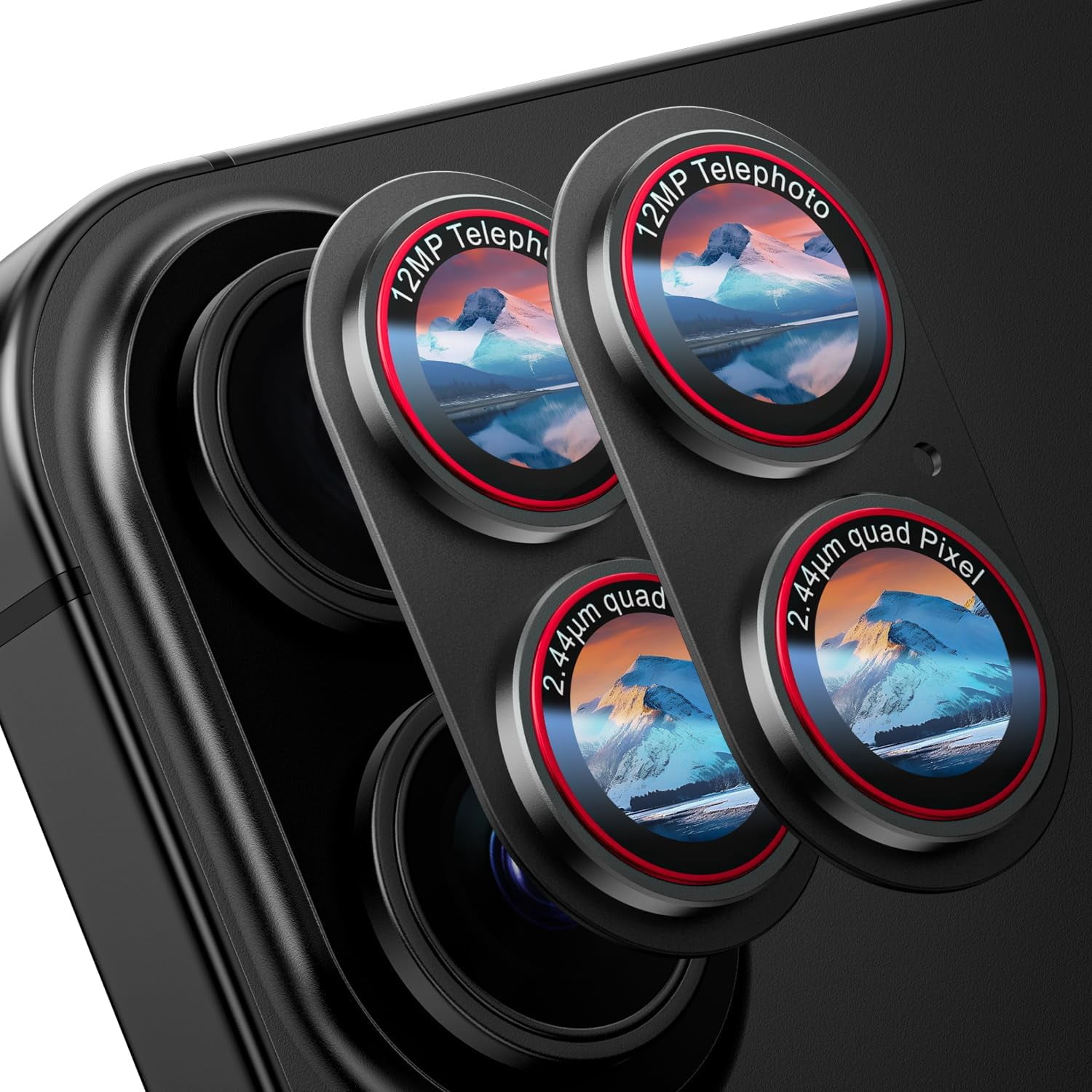 9H High-alumina Tempered Glass Camera Lens Protector for iPhone 17 Lens ...