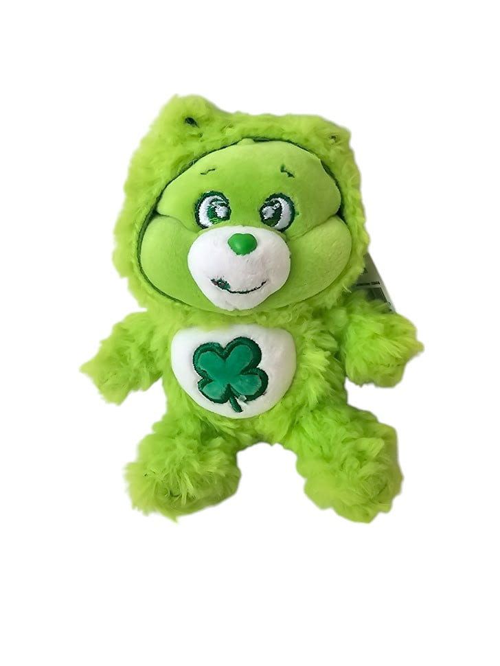 9In Green Good Luck Care Bears With Green Frog Dress and Four Leaf ...