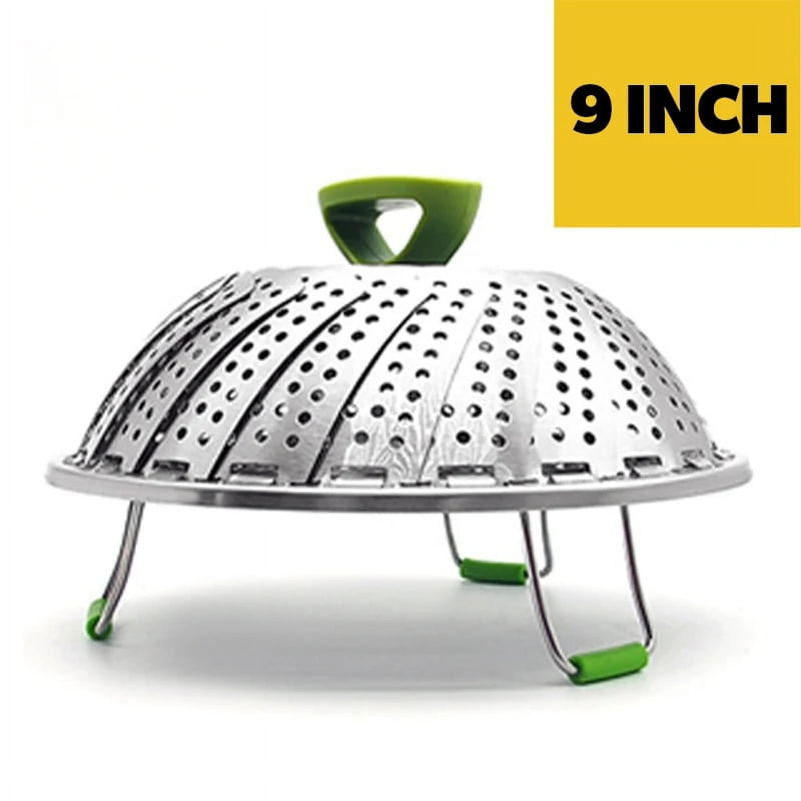 9Inch Stainless Steel Lotus Steaming Tray Folding Food Steamer ...