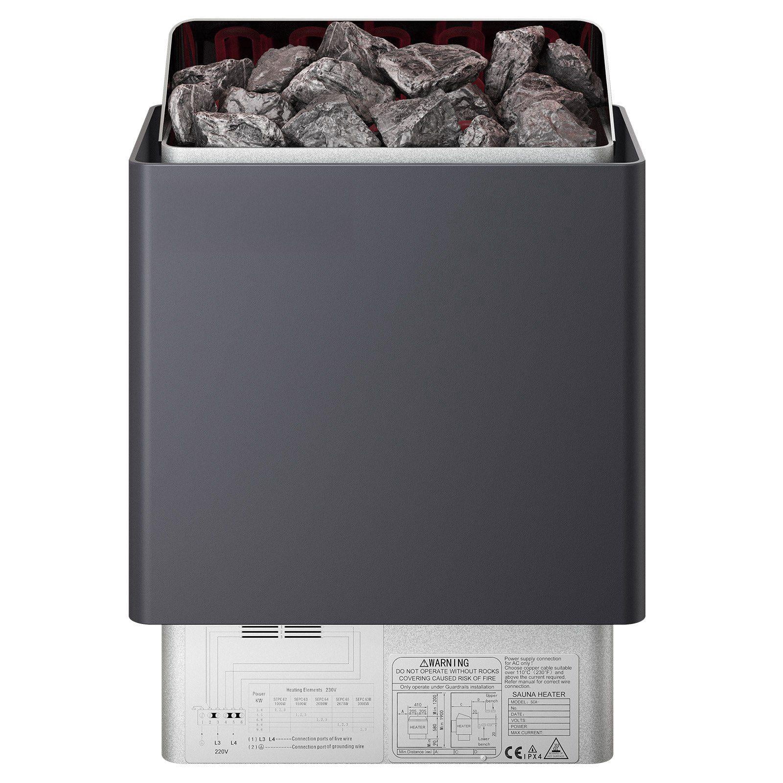 9KW 220V Electric Sauna Heater Stove with Digital Controller 3h Timer ...