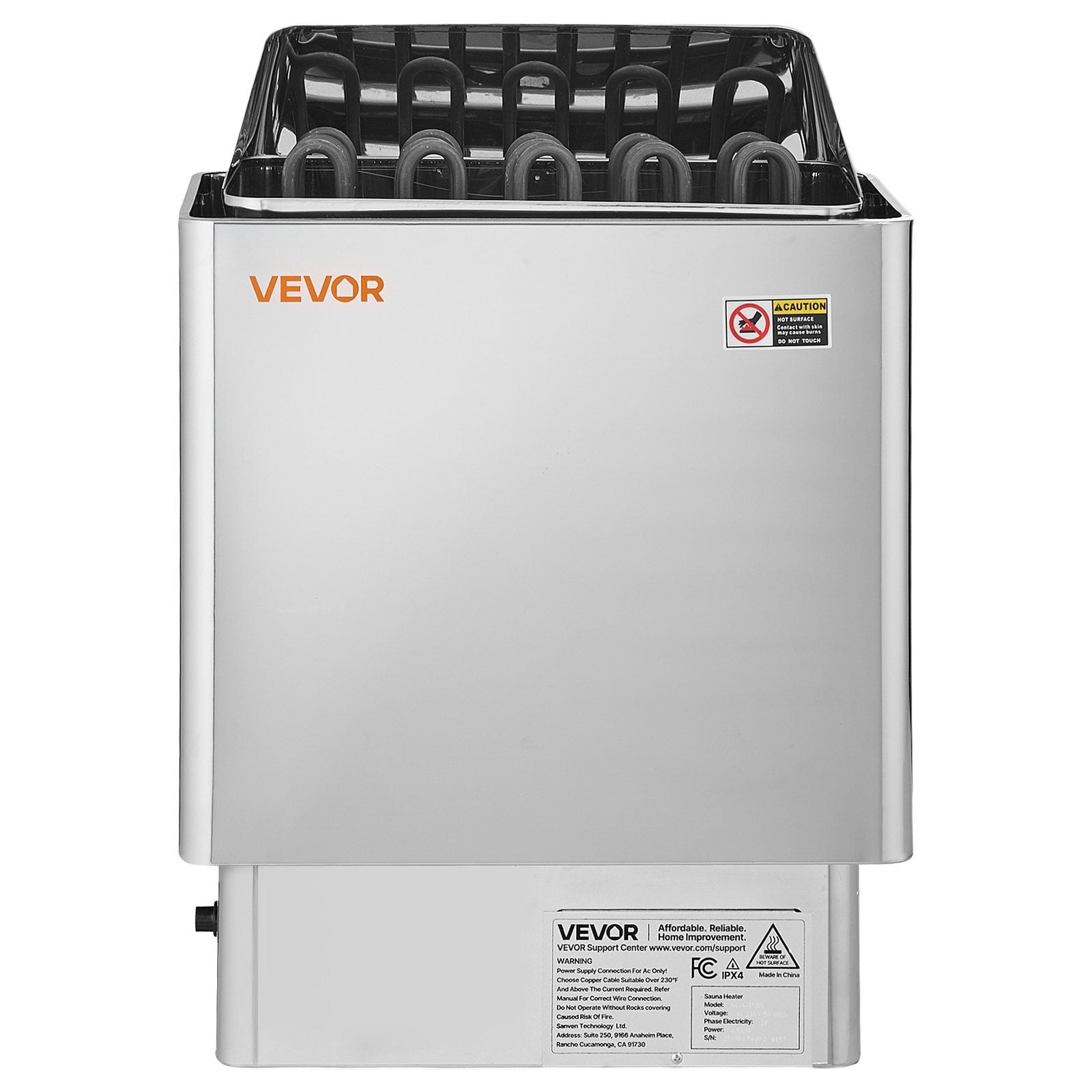 9KW 240V Sauna Heater with Bracket, Electric Sauna Stove for 318-459 ...
